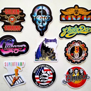 Classic Rock Sticker Pack 10 Stickers Set 9 - Etsy