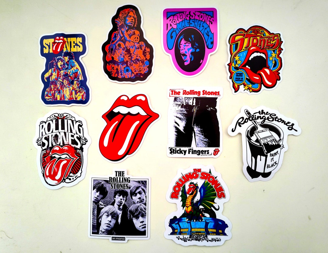 Classic Rock Band Sticker Pack 10 Stickers 60s Rock & Roll - Etsy