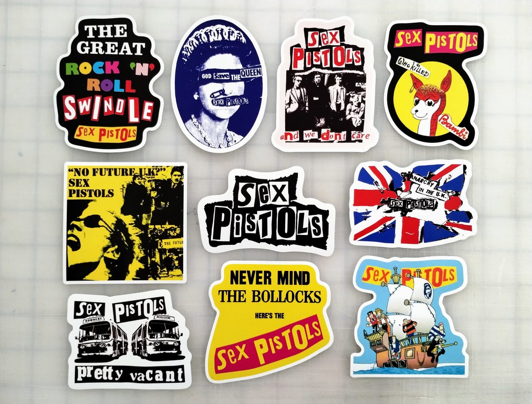 Punk Band Sticker Pack 10 Stickers British Rock 70s - Etsy