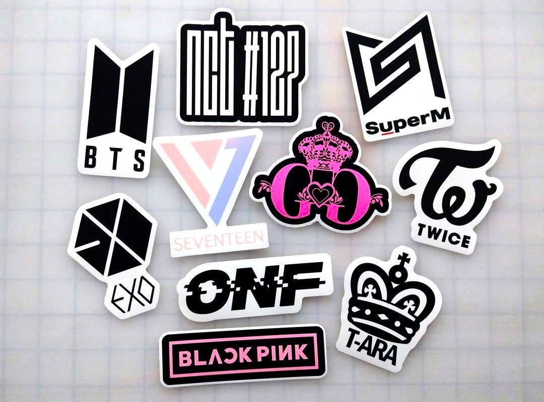 K-pop Sticker Pack 10 Stickers Vinyl Decals Korean Pop Korea Dream - Etsy