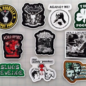 Folk Punk Sticker Pack 10 Stickers Set 2 - Etsy