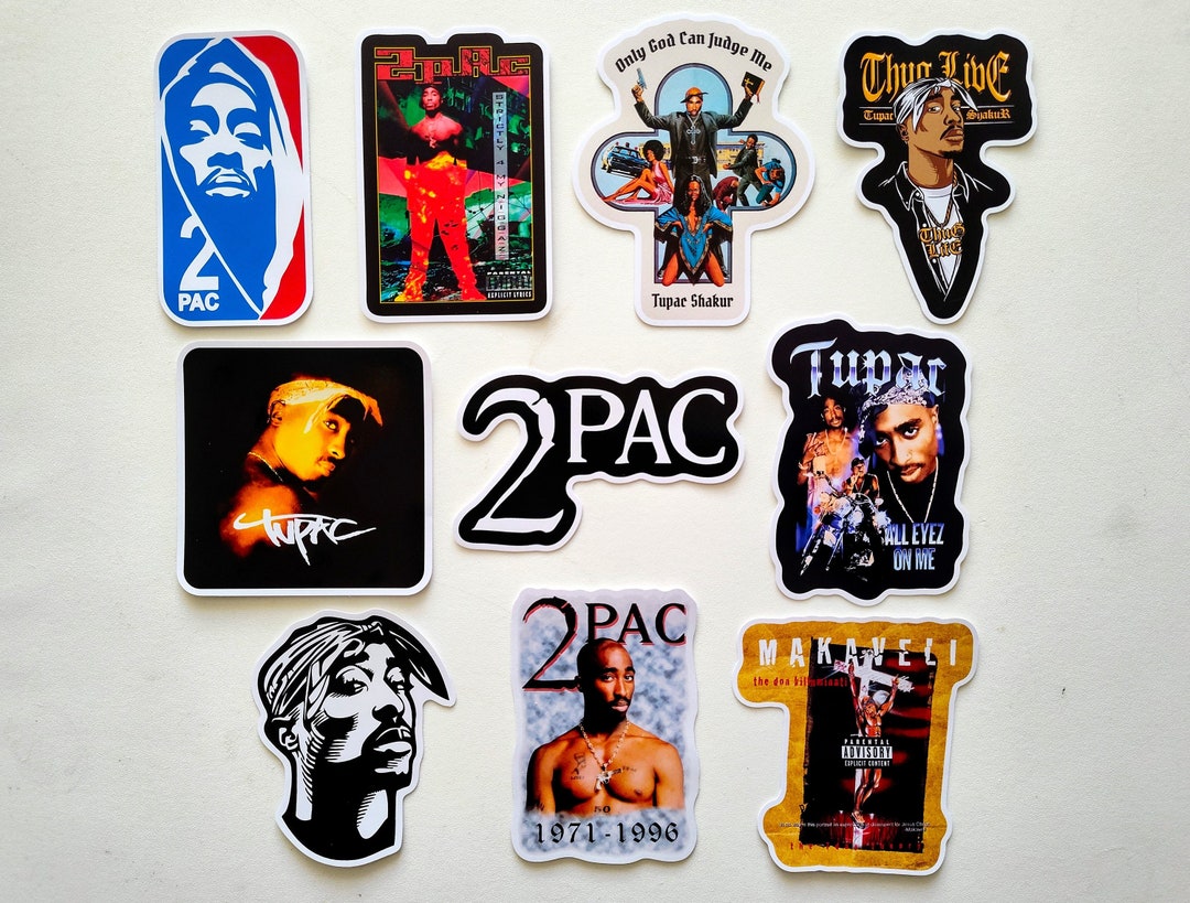 West Coast Rap Sticker Pack 10 Stickers Hip Hop Gangster Rapper Poet - Etsy