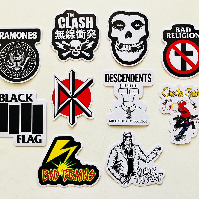 Punk Rock and Stickers - Etsy