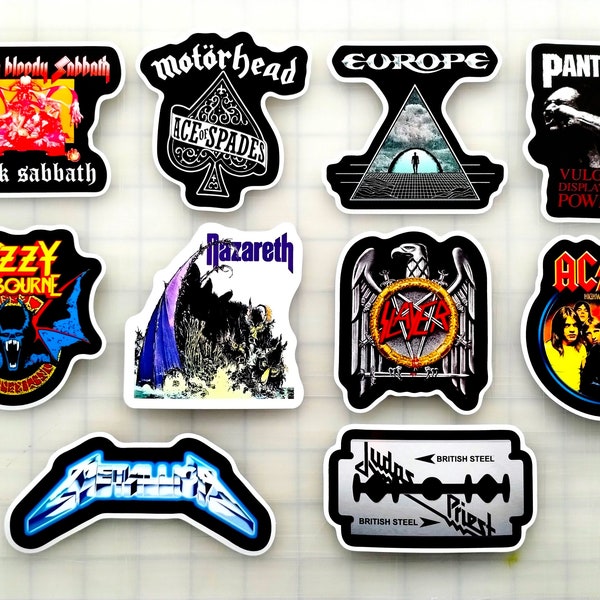 Rock Band Stickers - Etsy