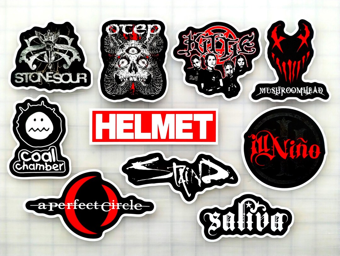 Nu Metal Sticker Pack 10 Stickers Set 3 - Etsy