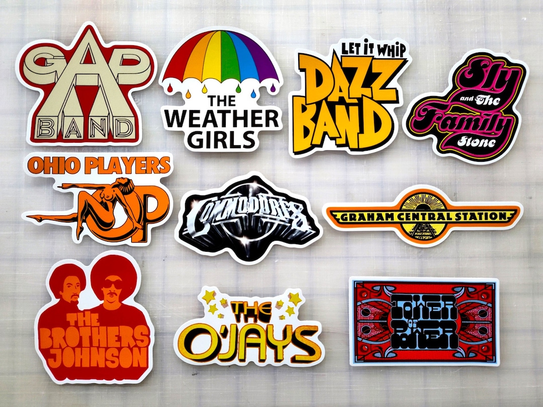 Funk Sticker Pack 10 Stickers Set 2 - Etsy