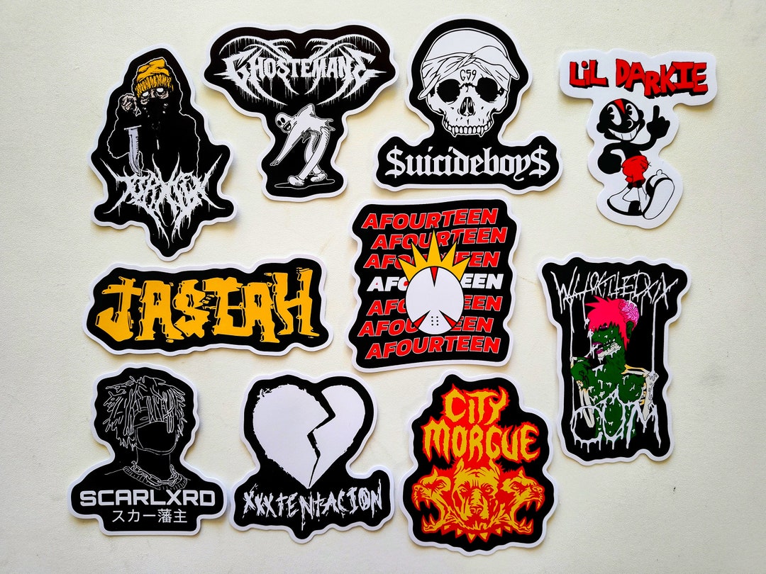 Trap Metal / Hip-hop Sticker Pack 10 Stickers Set 1 - Etsy