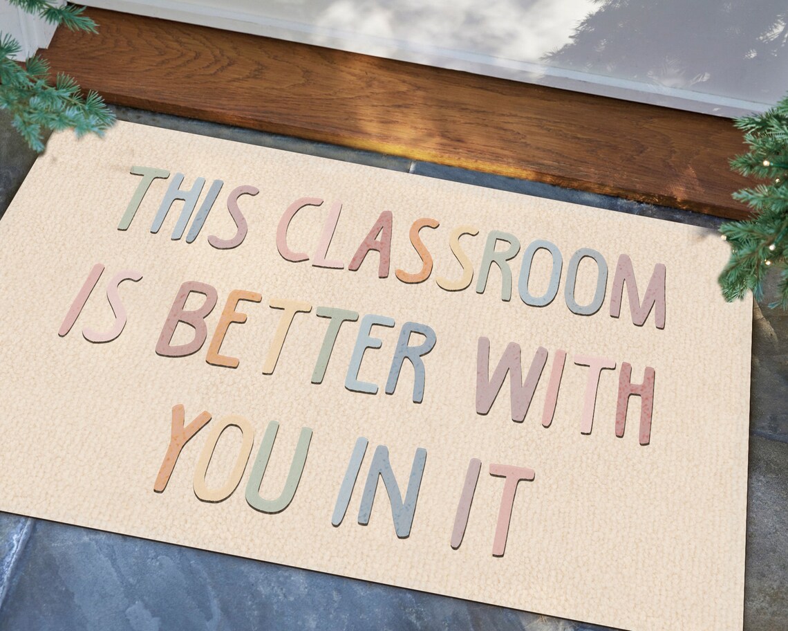 Classroom Decor, Welcome to Class, Boho Teacher Gift, This Classroom is ...