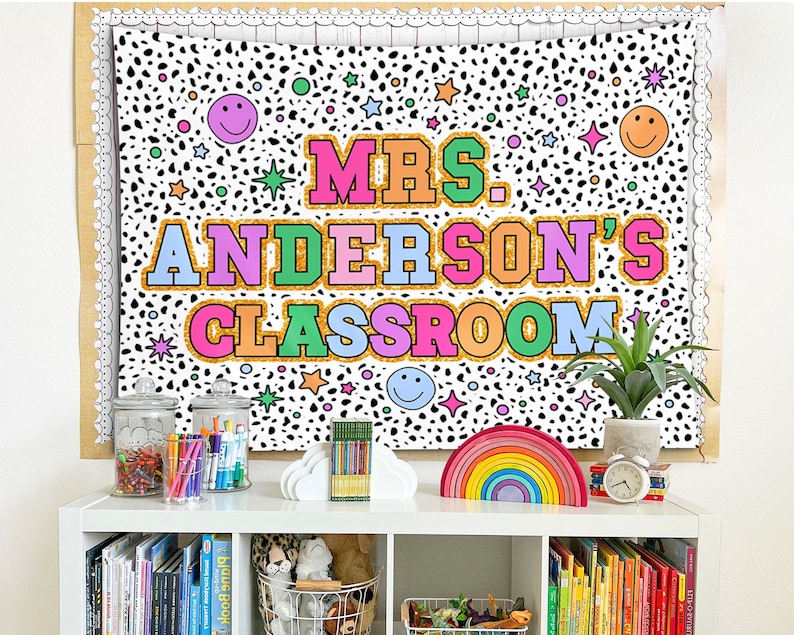 Groovy Classroom Decor, Welcome Back to School, Classroom Banner ...