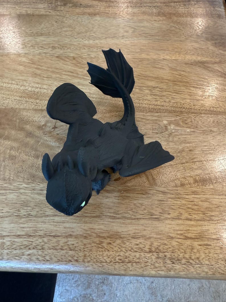 3D Printed Toothless - How to Train Your Dragon - Etsy UK