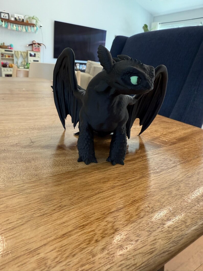 3D Printed Toothless - How to Train Your Dragon - Etsy UK