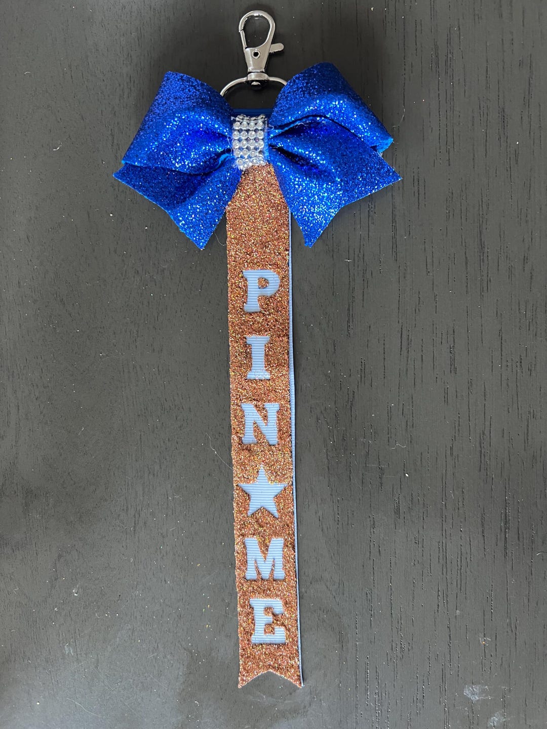Pin Me Cheer Keychain for Cheer Bag for All Star or School Cheerleading ...
