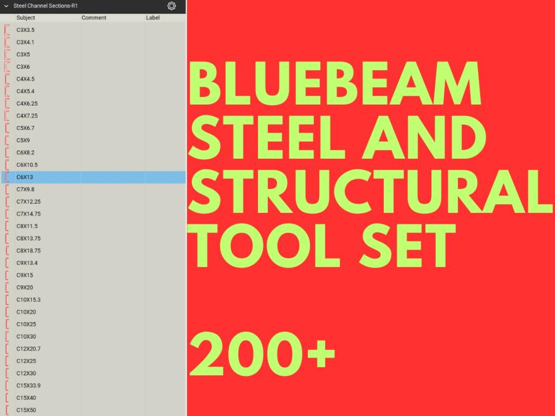 Build With Precision Using Our Custom Bluebeam Revu Steel & Structural ...