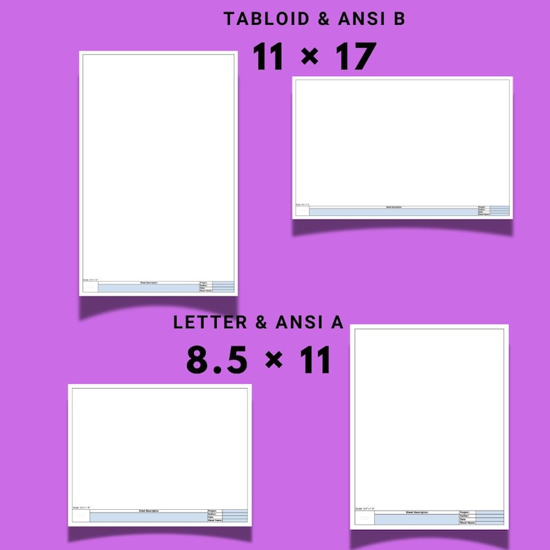 Bluebeam REVU Drawing Title Block Template Basic Bundle - Etsy