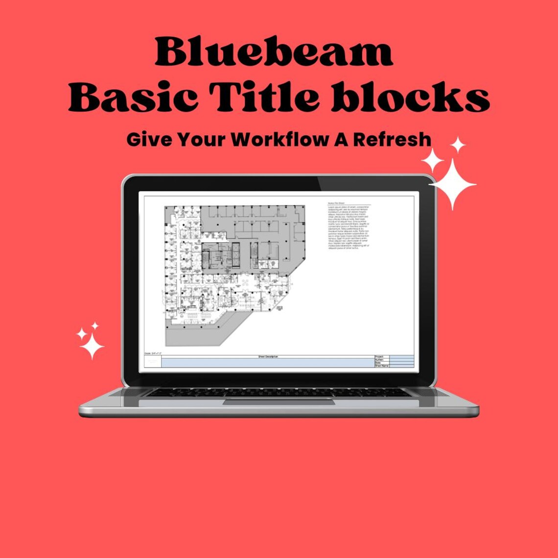 Bluebeam REVU Drawing Title Block Template Basic Bundle - Etsy