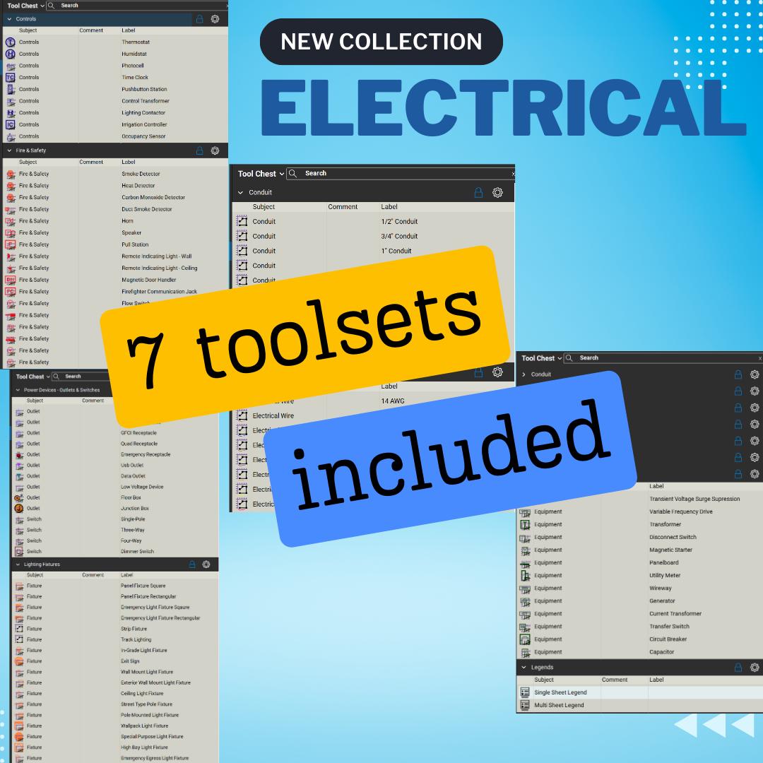Bluebeam Toolset - Electrical Takeoffs and Estimating - Etsy