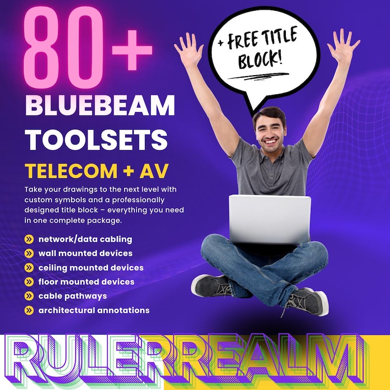 Bluebeam Toolset for Telecom + AV Professionals - Etsy