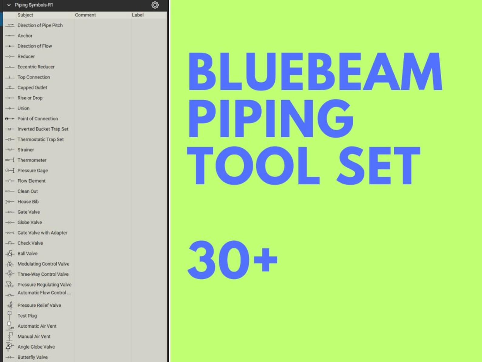 Streamline Your Piping Plans With Our Custom Bluebeam Revu Piping ...