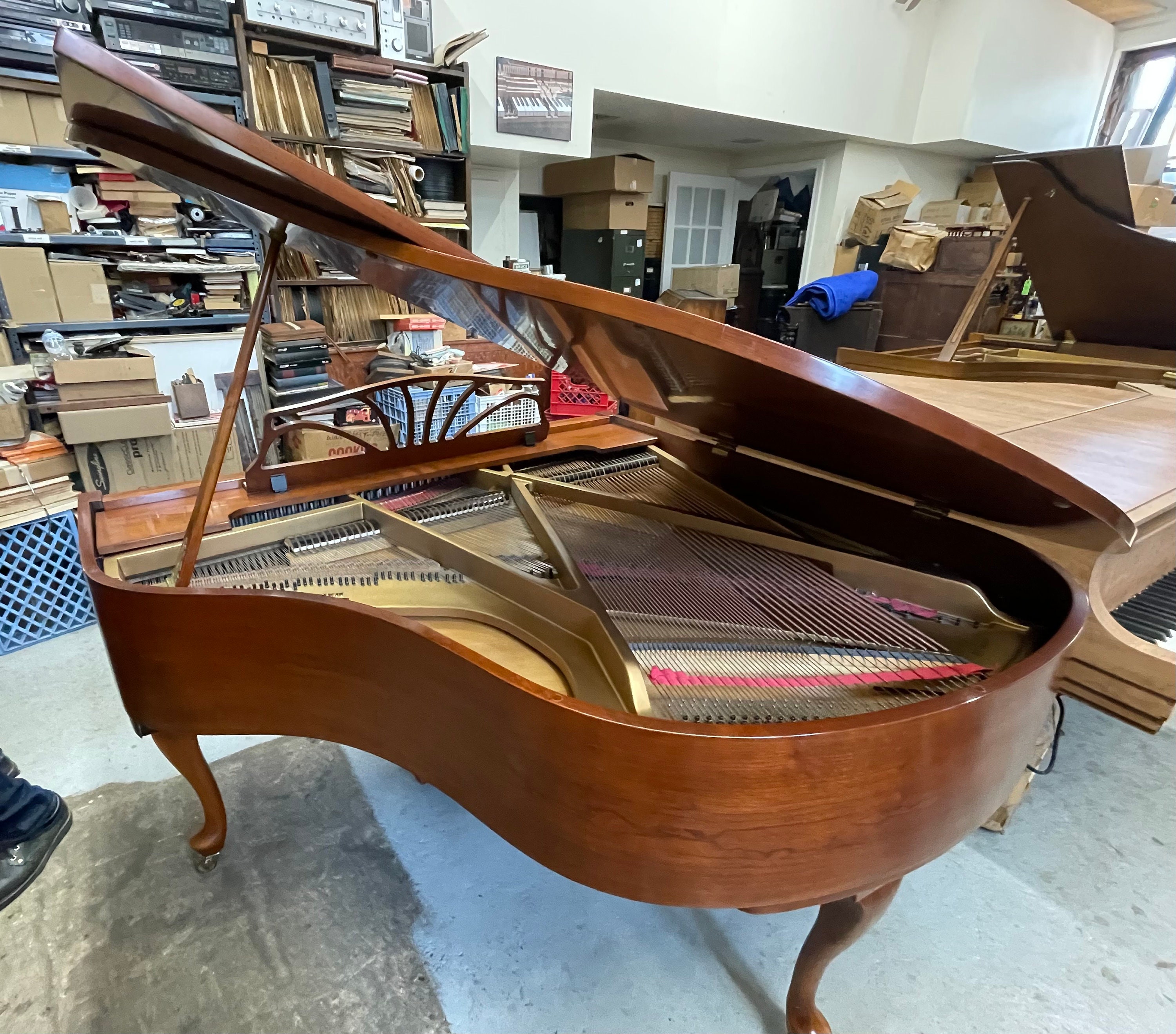 Beautiful Baldwin Baby Grand Piano Walnut Art Case Curved Legs - Etsy