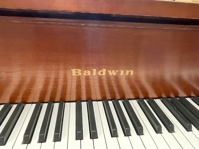 Beautiful Baldwin Baby Grand Piano Walnut Art Case Curved Legs - Etsy