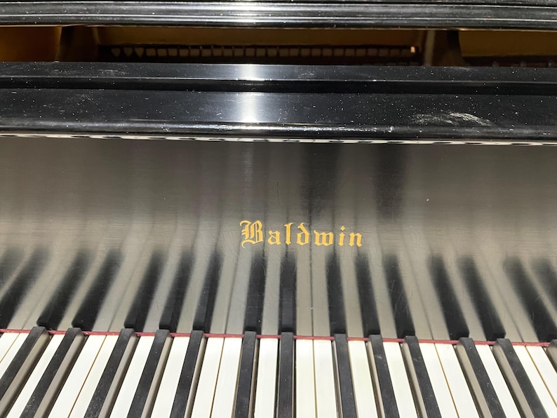 Elegant Baldwin Baby Grand Piano Ebony Satin Finish ORIGINAL KEYS ...
