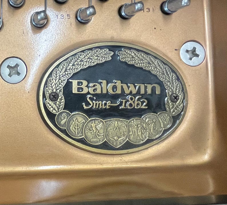 Baldwin Baby Grand Black Satin Finish 5' 2" Like New! Matching Bench - Etsy