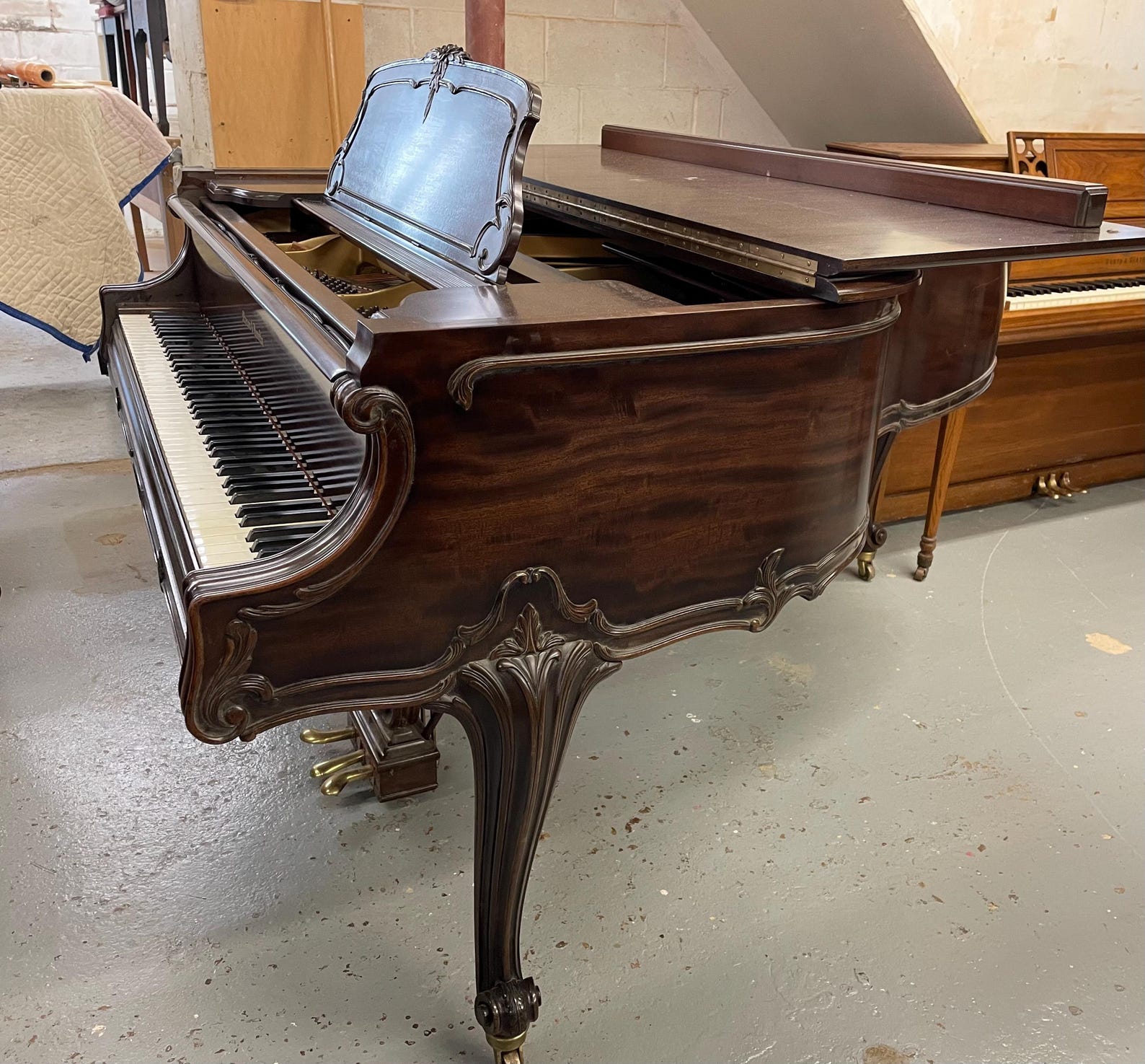 Rare Mason & Hamlin Fancy Louis XV Baby Grand Piano Mahogany - Etsy