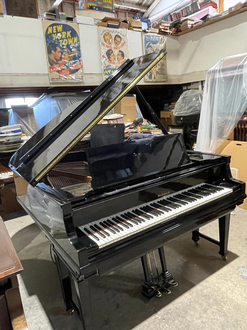 Knabe Baby Grand Piano Model A Ampico High Polished Ebony - Etsy