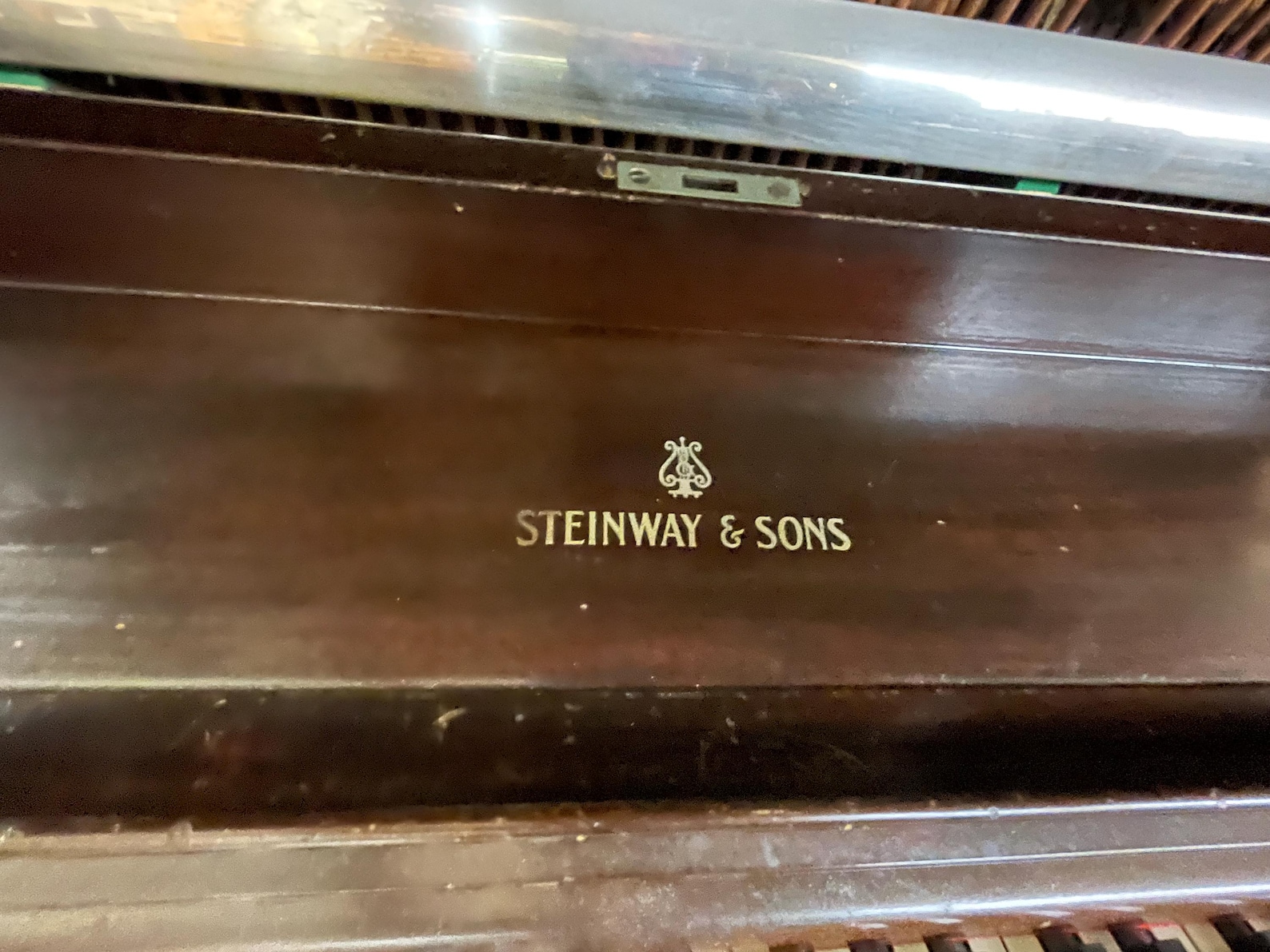 Steinway Professional Studio Upright Piano Mahogany Model V ORIGINAL ...