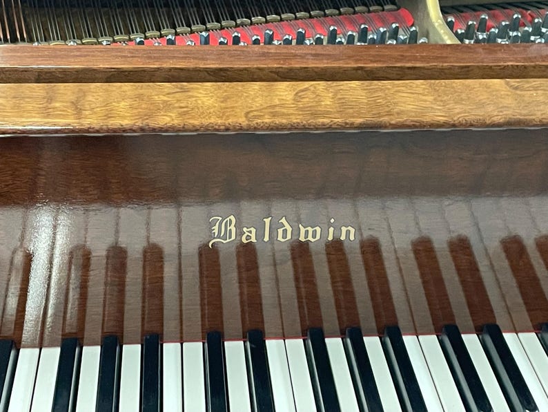 Baldwin M Baby Grand Piano Fancy Walnut Grain - Etsy