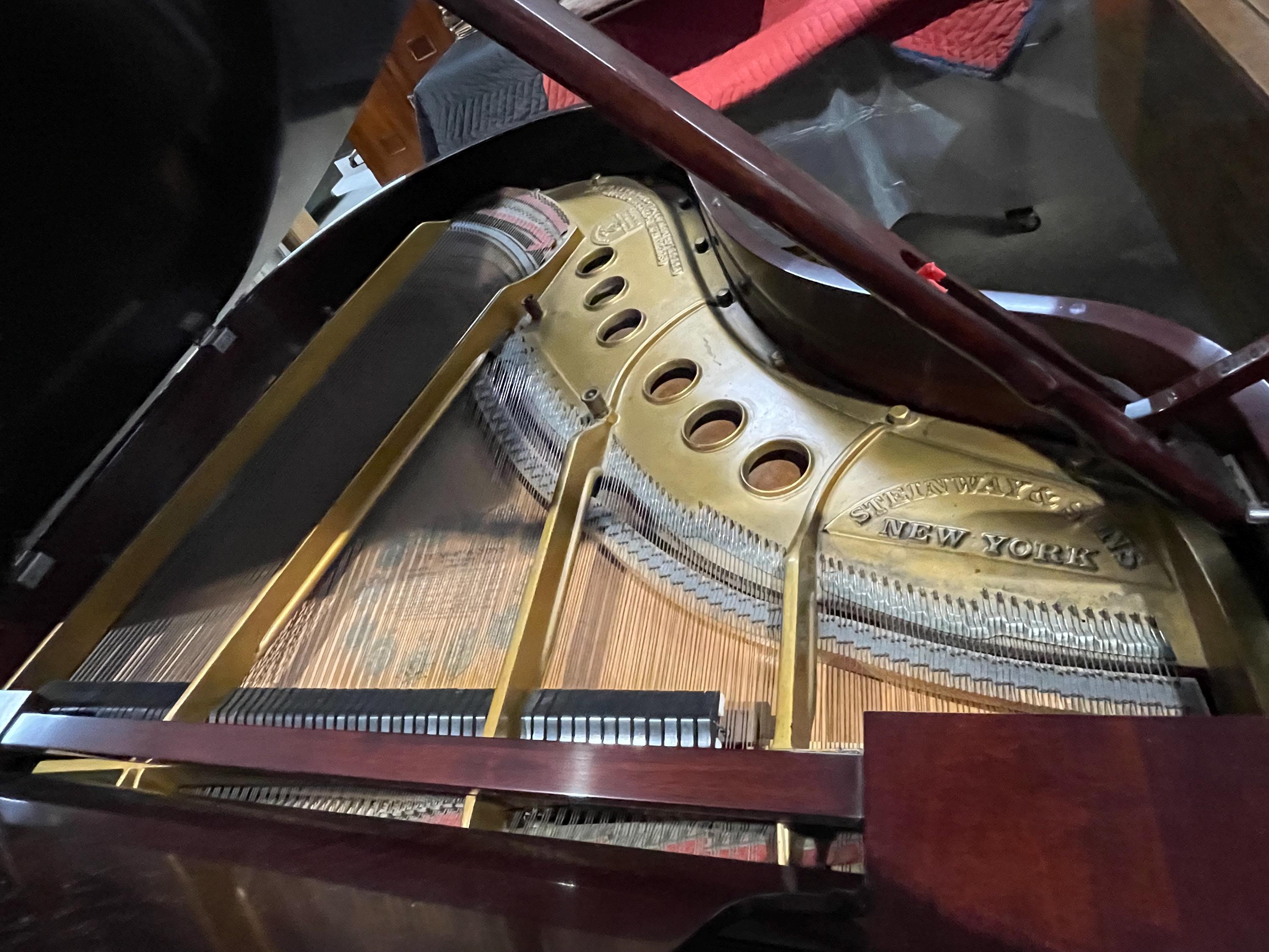 Steinway M Mahogany Baby Grand Piano Freshly Refinished Original Keys ...