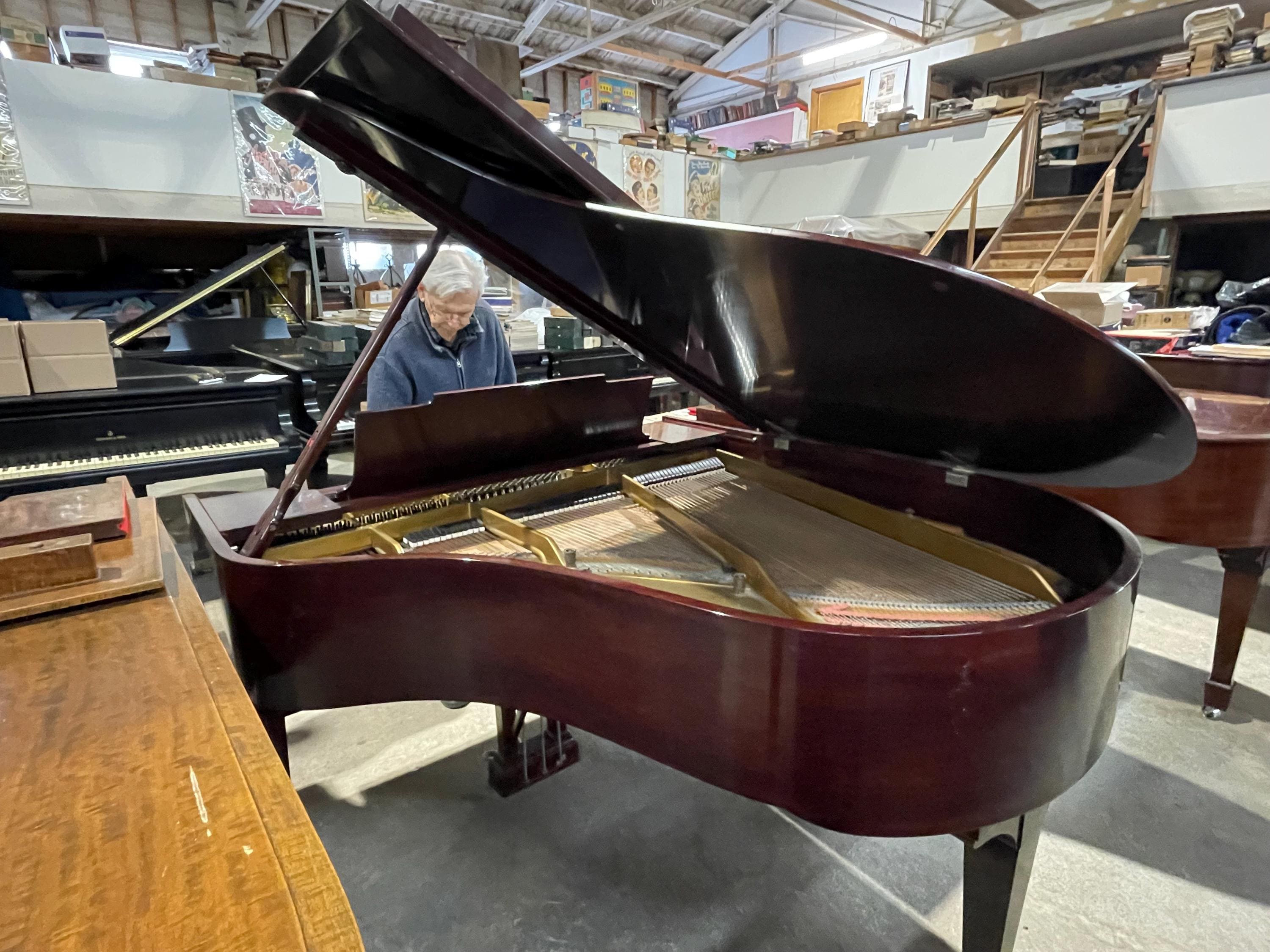 Steinway M Mahogany Baby Grand Piano Freshly Refinished Original Keys ...