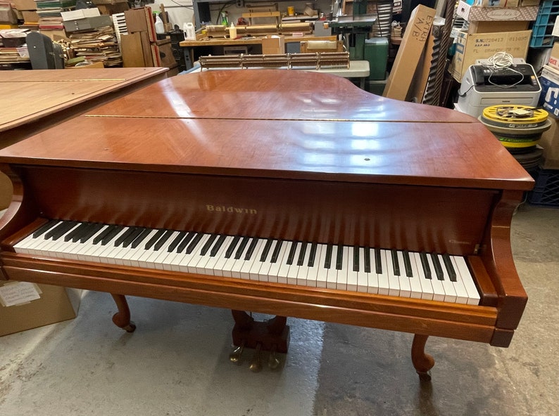 Beautiful Baldwin Baby Grand Piano Walnut Art Case Curved Legs - Etsy