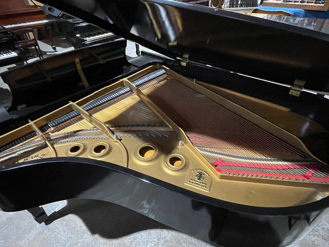 Stunning Steinway L Grand Piano Ebony 6' Original Keys!! - Etsy