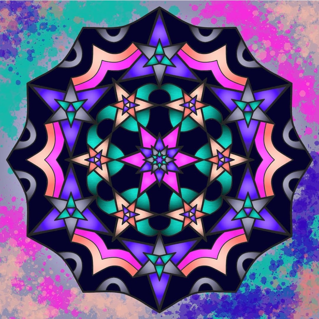Coloring Book of 16 High Resolution Mandalas of Mandalas for Coloring ...