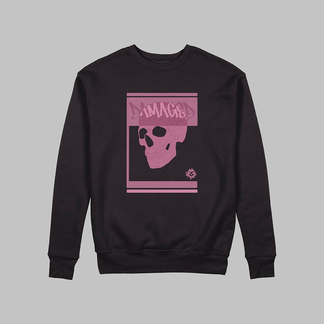 Damaged Tattoo Sweatshirt, Tattoo Design, Tattoo Inspired, Tattoo Art ...