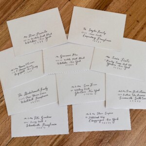 Custom Handwritten Envelopes for Wedding Invitations, Birthday, Bridal ...