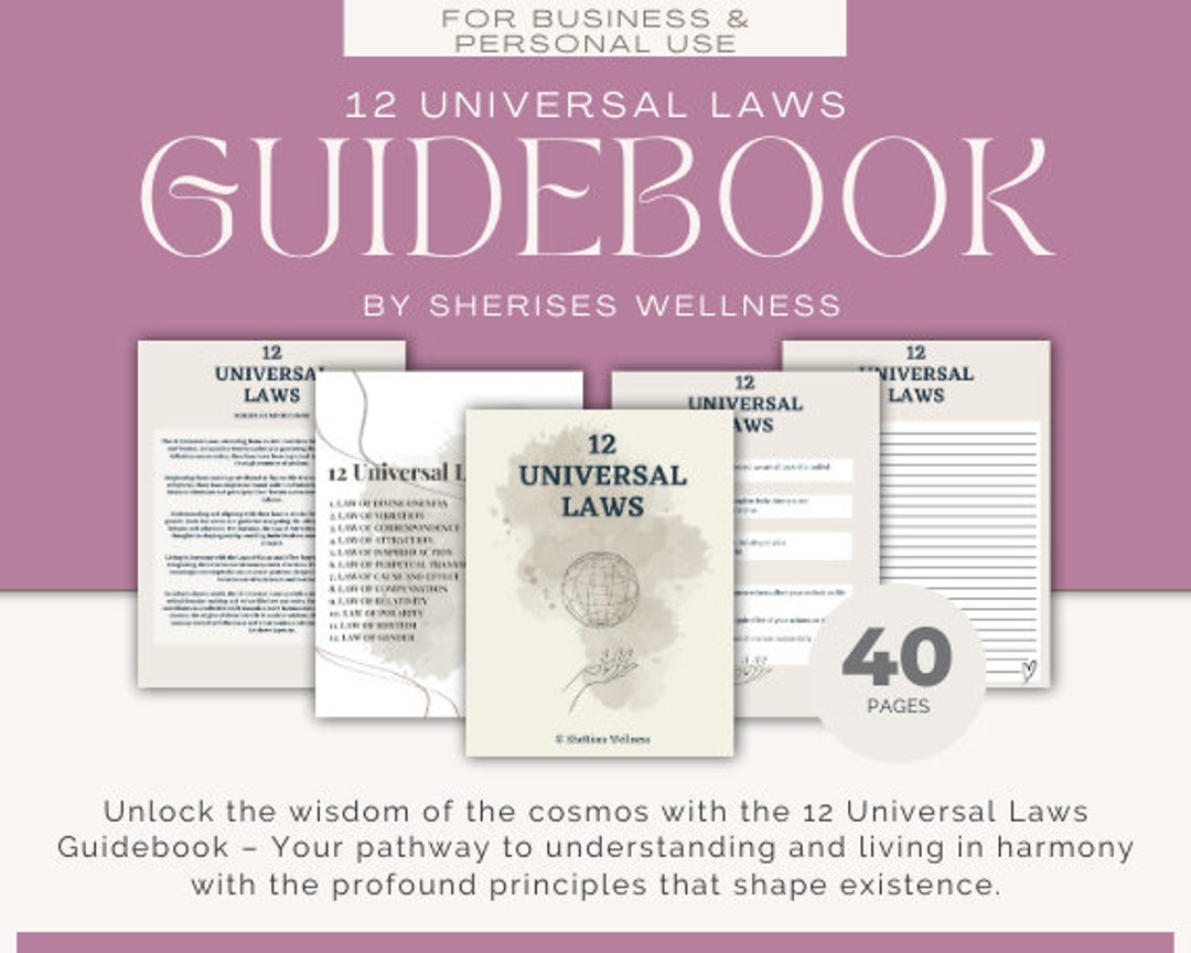 12 Universal Laws Guidebook: Unlock Cosmic Wisdom and Manifestation ...