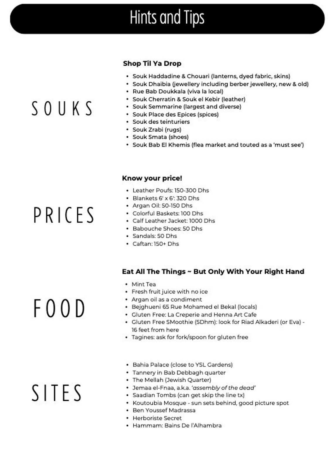 Three Day Travel Itinerary Template editable - Etsy UK