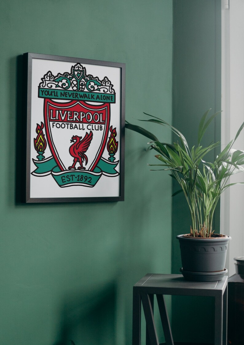 Liverpool FC Wall Art, Liverpool Fc Printable Wall Art, Digital ...