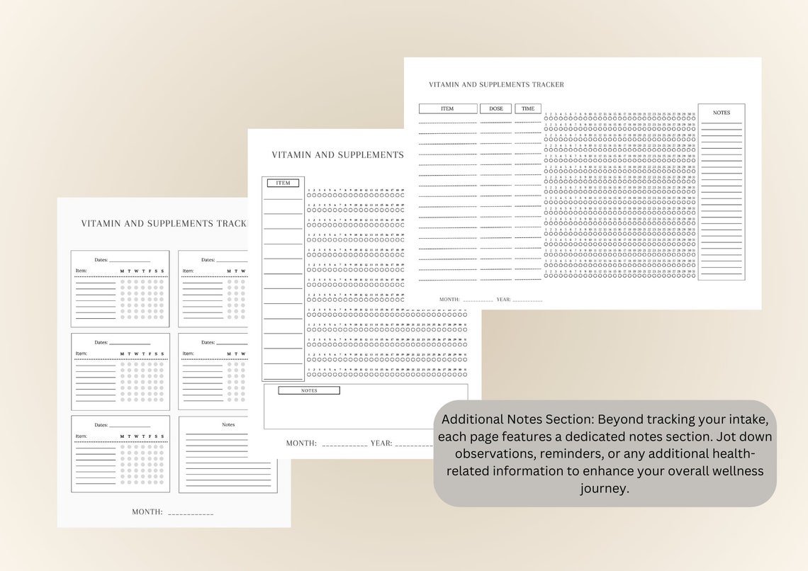 Vitamin and Supplement Tracker, Vitamin Intake Reminder, Athlete ...