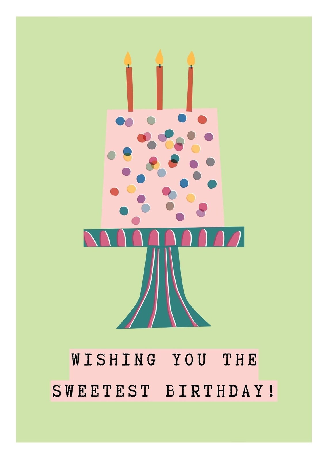 Sweetest Birthday Greeting Card - Etsy
