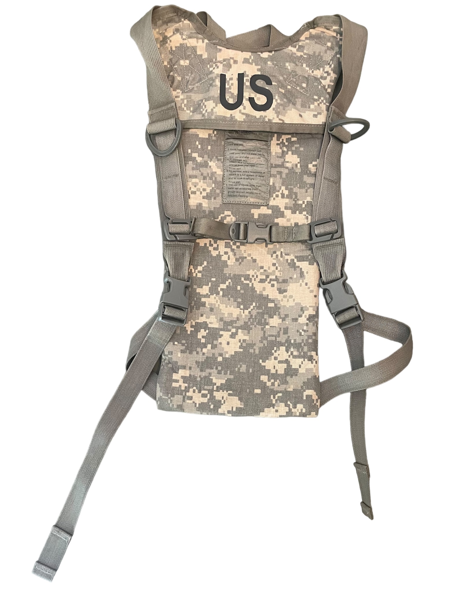 USGI ACU Universal Cam Molle II Hydration System Carrier No Bladder ...