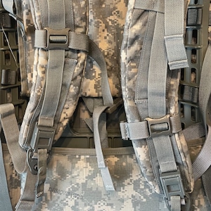 USGI Military ACU Molle II Improved Rucksack / Large Field Pack Set ...