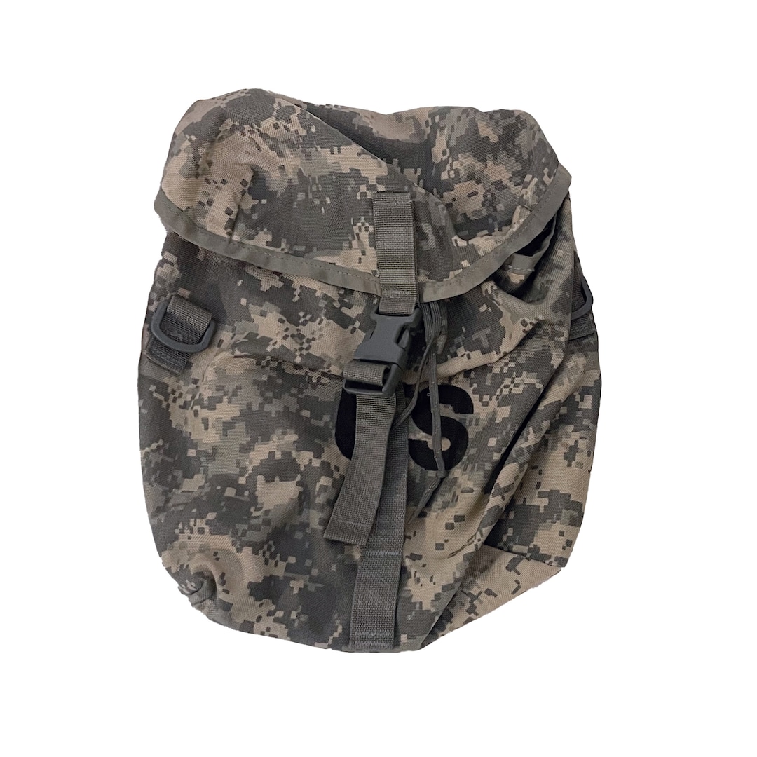 Authentic USGI Sustainment Pouches for ACU Military Large Rucksack ...