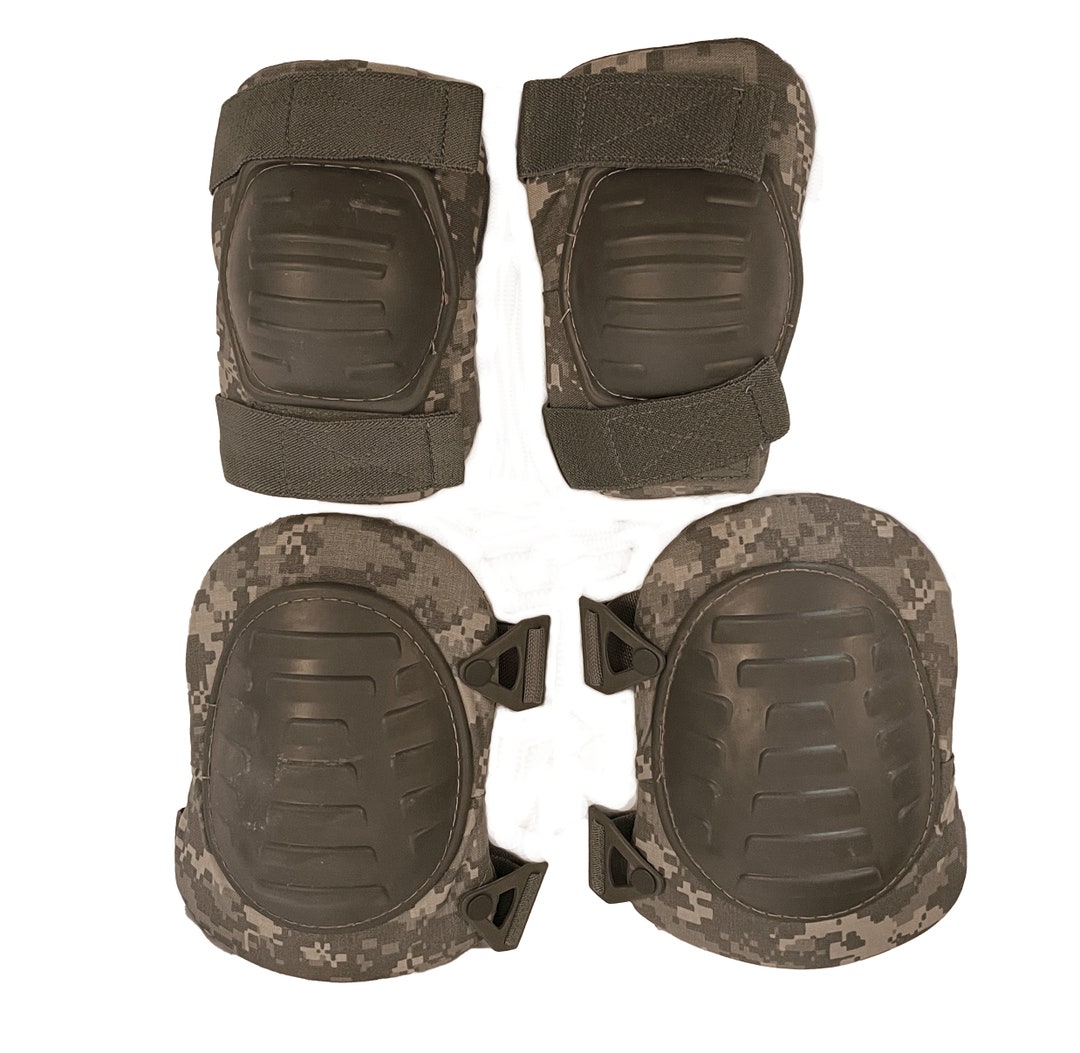 USGI Army Mcguire Nicholas Extended Knee and Elbow Pad Set ACU UCP ...