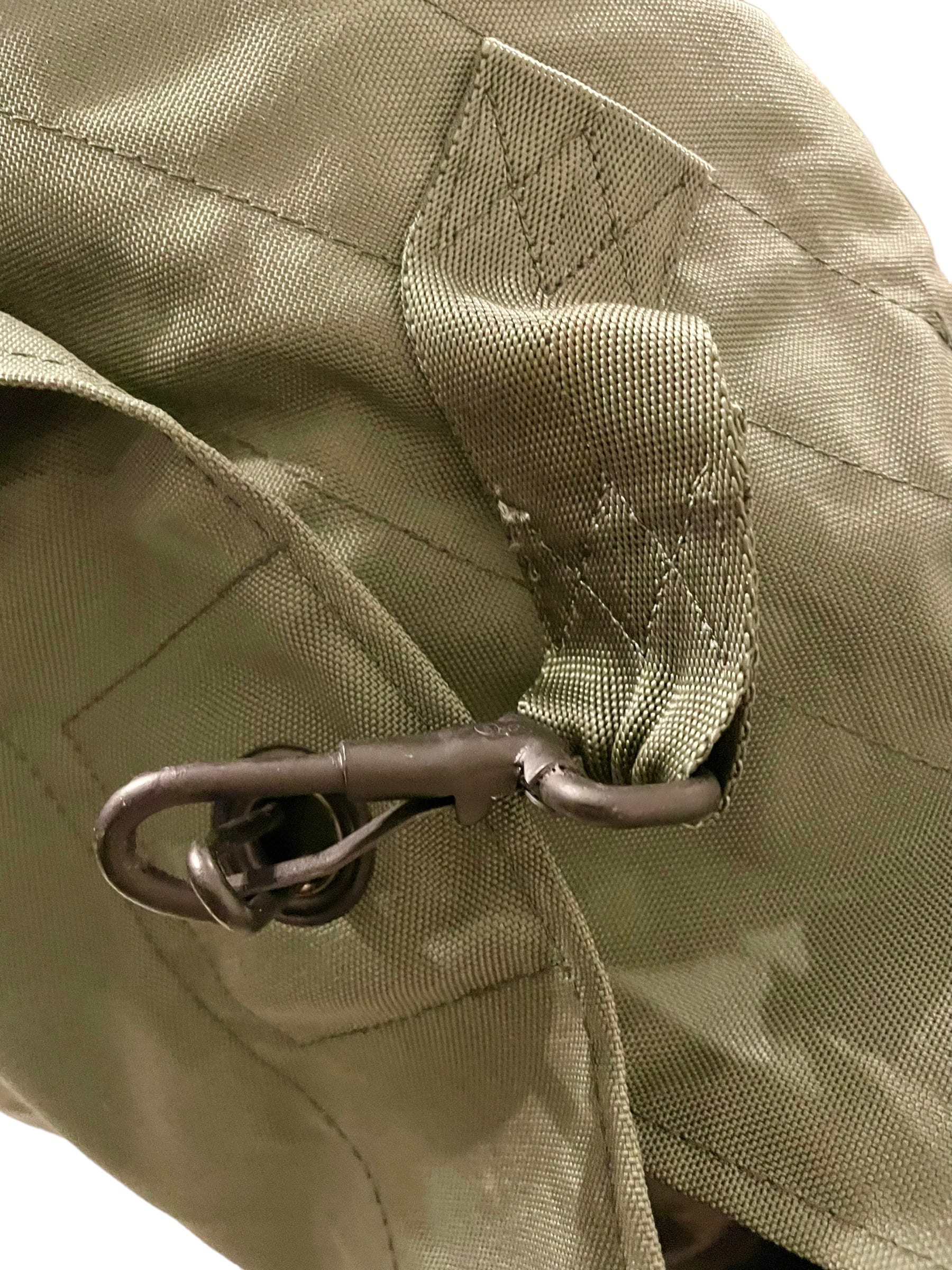 Military Duffle Bag USGI OD Green Nylon Sea Bag Carry Straps Army ...