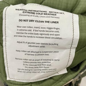 USGI ACU Flyers Extreme Cold Weather Mittens W/ Liners Set Mittens NEW ...