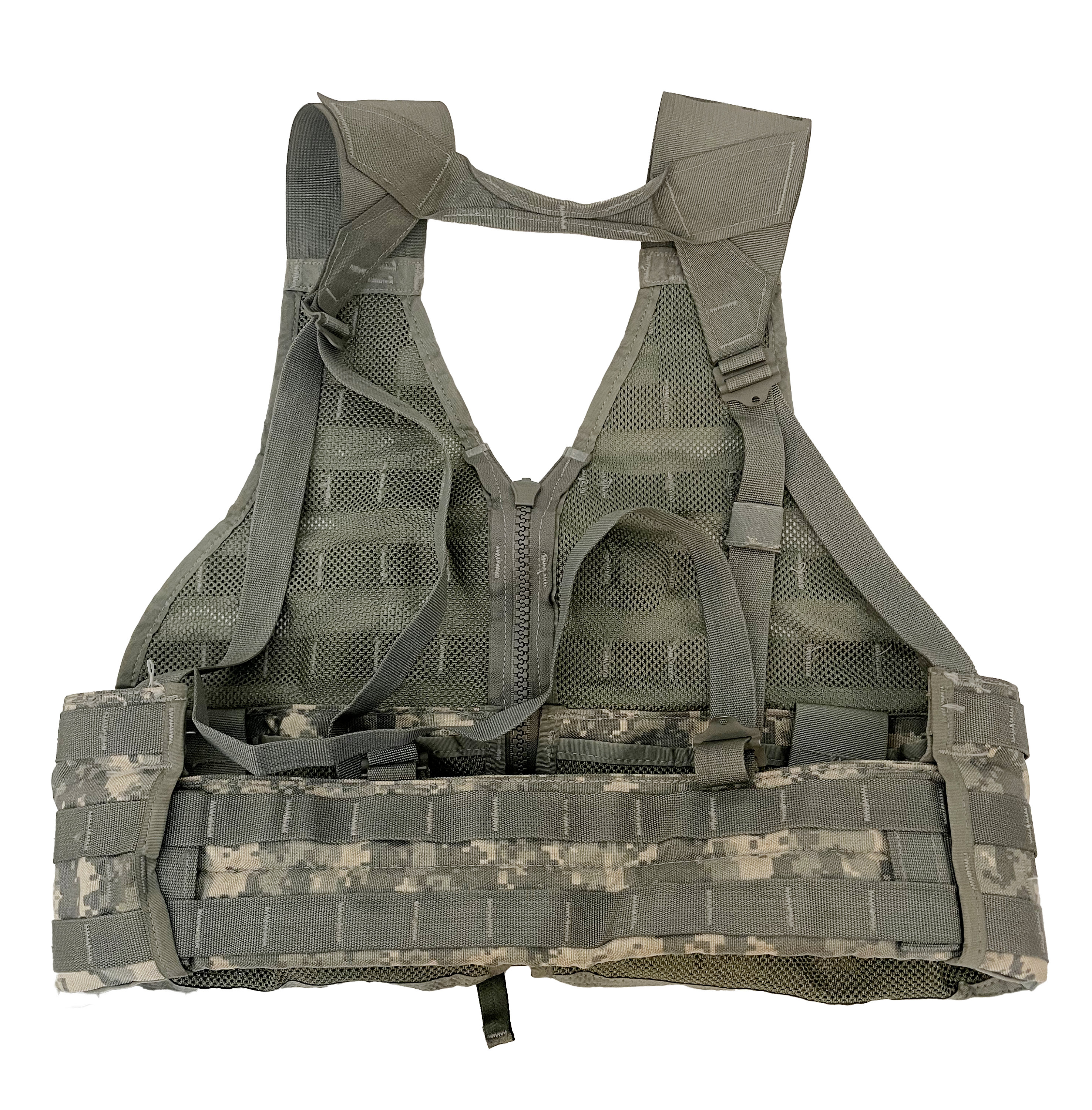 Authentic Molle II USGI FLC Tactical Load Carrying Vest W/ 4 Pouches ...