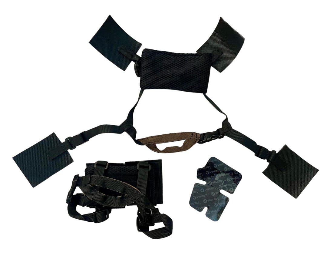 USGI Black 4 Point Chin Strap Assembly ACU 8470-01-530-0868 - Etsy